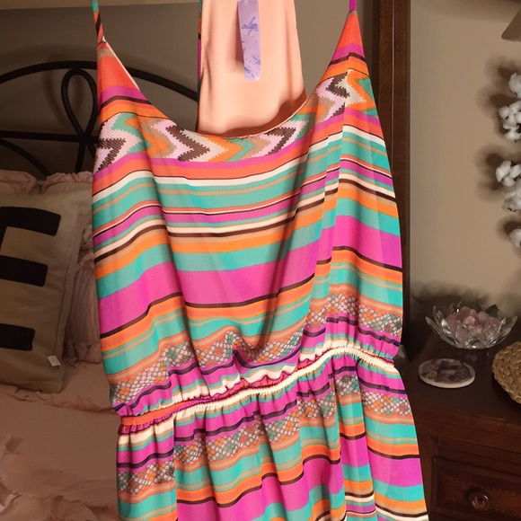 Alya | Dresses | Alya Striped High Low Dress | Poshmark
